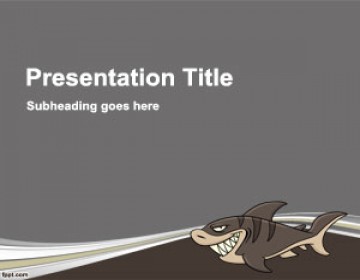 Shark powerpoint template | Bestppts
